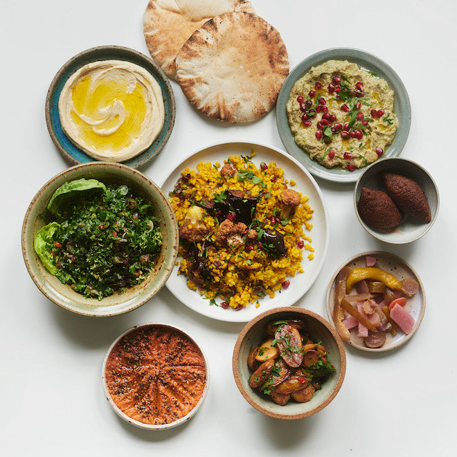 Plant Based Meze Selection – Arabica London